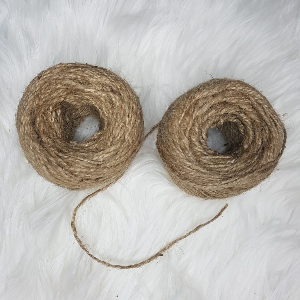 Jual Tali Rami 2 ply / Tali Goni / Serabut Kelapa / Tali Craft Vintage ...