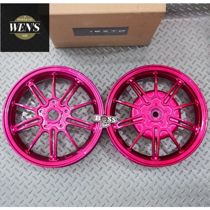 Jual Velg Riezto Model Marus Drag Pink Front & Rear Vespa Sprint Prima ...