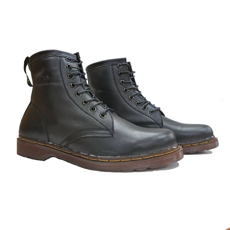 Jual Sepatu Boots Pria Dockmart Kulit Asli 8 Hole | Shopee Indonesia