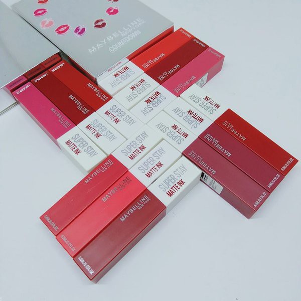 Jual PAKET LIPSTICK MAYBELLINE 3 IN 1 SUPERSTAY MATTE BARCODE ISI 3 ...