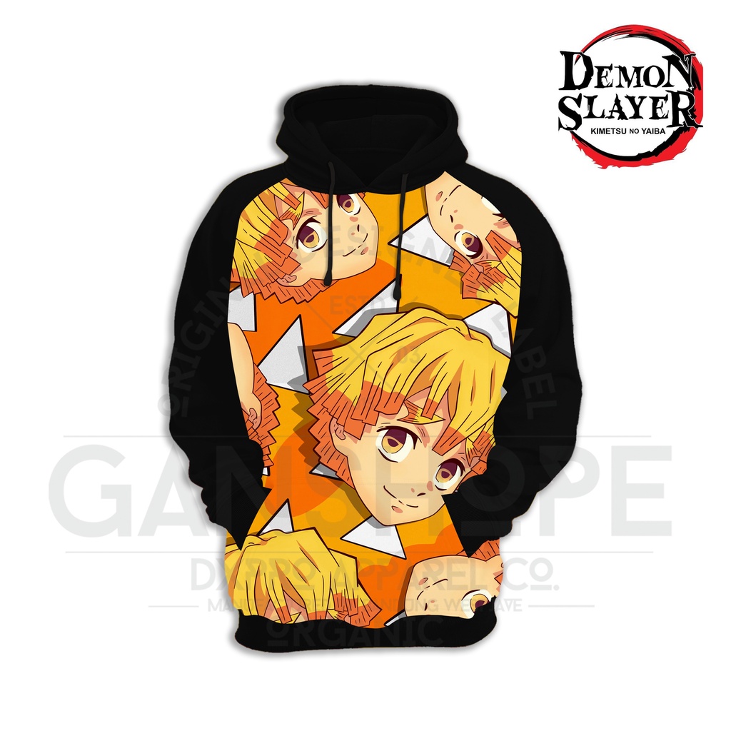 Jual HOODIE ANIME ZENITSU AGATSUMA KIMETSU NO YAIBA 3D FULLPRINT ...