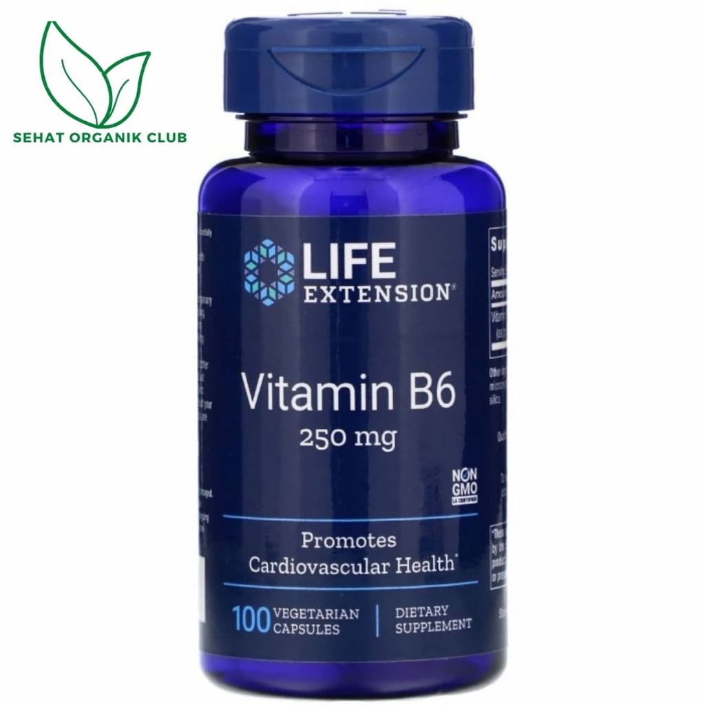 Jual Life Extension Vitamin B6 250 Mg 100 Vcaps / Life Extension ...