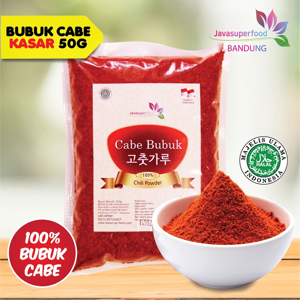Jual BUBUK CABE / CHILI POWDER KASAR KOREA 50 GRAM | Shopee Indonesia