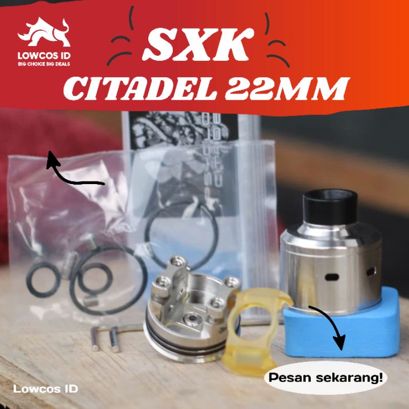 Jual SXK CITADEL RDA 22MM BY SXK RDA SINGLE COIL PREMIUM | Shopee Indonesia