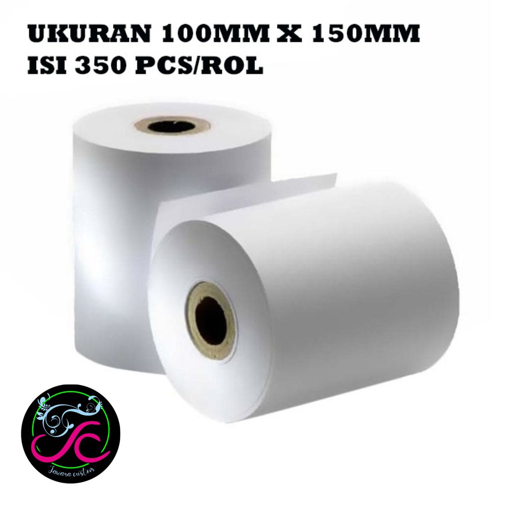 Jual Kertas Label Sticker Direct Thermal A6 10x15cm 100x150mm Barcode ...