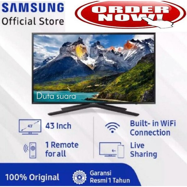 Jual Solusi TV LED SAMSUNG 43 INCH 43N5500 SUPER SMART TV DIGITAL FULL HD Berkualitas | Shopee ...
