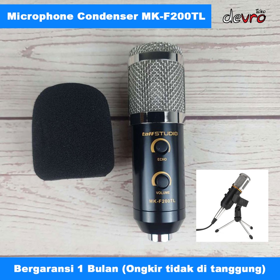 Jual Mikrofon Kondenser Condenser Microphone 3.5mm with Stand Mini ...