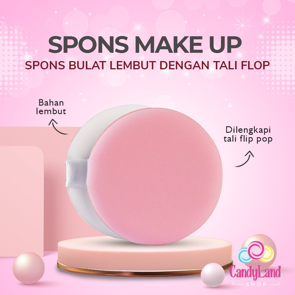 Jual Spons Make Up Alas Bedak Lembut Sponge Puff Air Cushion Beauty ...