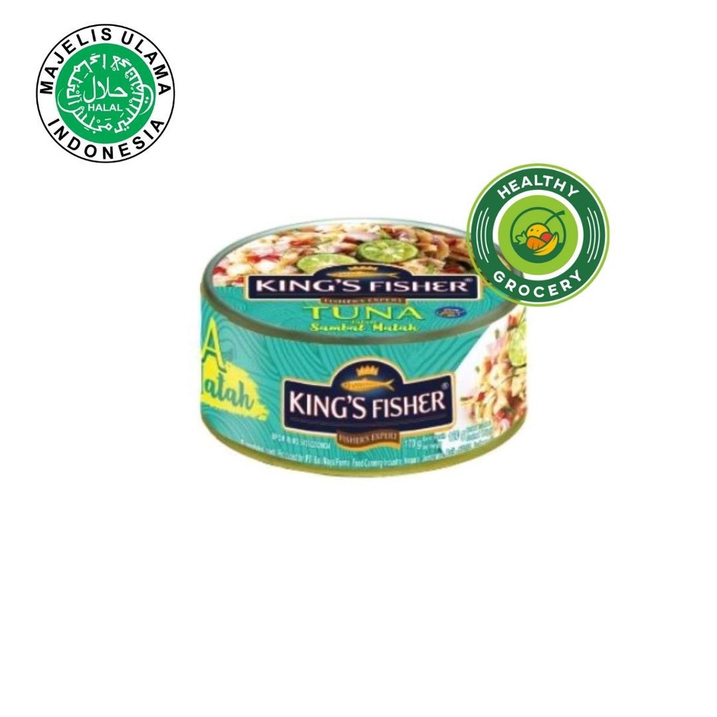 Jual King's Fisher Canned Tuna 170gr All Flavour | King Fisher Tuna ...