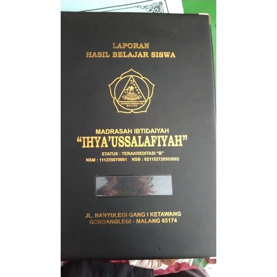 Jual Map Raport - Map Rapot - Map Ijazah - Map Hotprint - Map K13 ...