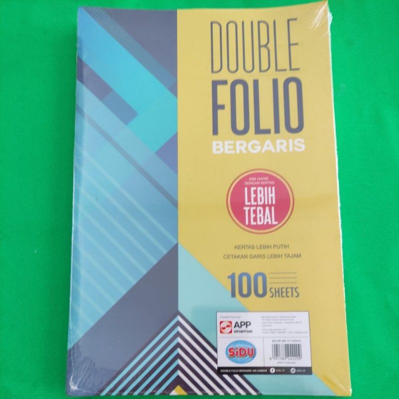 Jual Double Folio Garis Sidu 100 Lembar | Shopee Indonesia