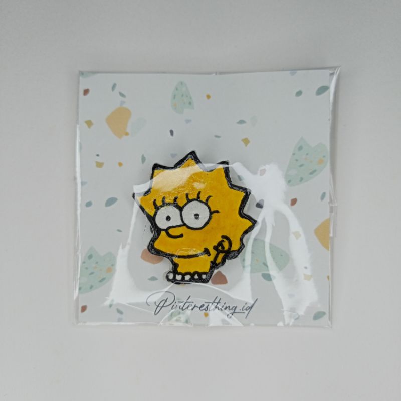 Jual Lisa Simpson clay pin | Shopee Indonesia