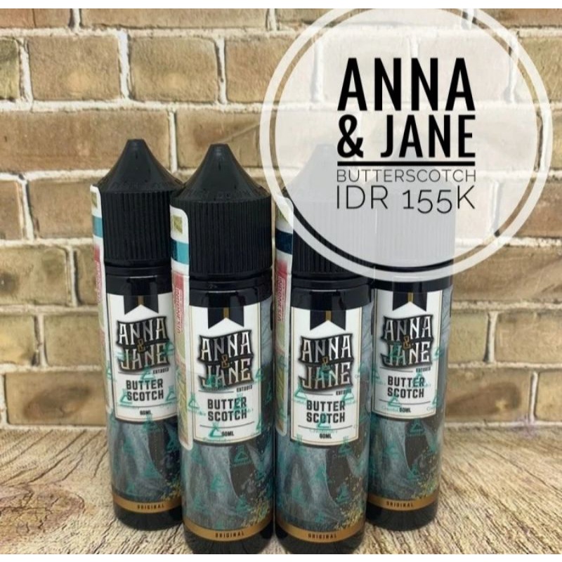 Jual Anna & Jane Butterscotch 60ml 3mg 6mg 9mg 12mg | Shopee Indonesia