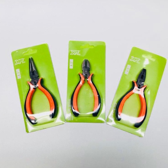 Jual XPTOOL TANG MINI KECIL 4.5'' 4.5inch Gagang Karet Kombinasi Lancip Potong Knip - (1BIJI ...