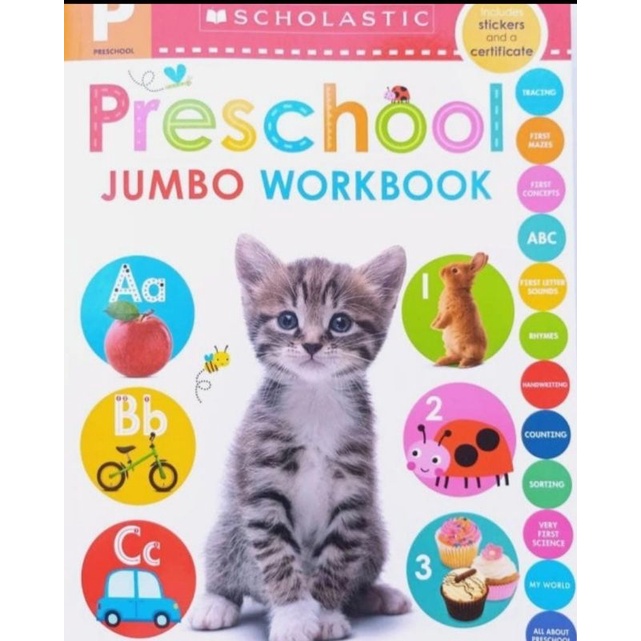 Jual scholastic preschool jumbo workbook | Shopee Indonesia