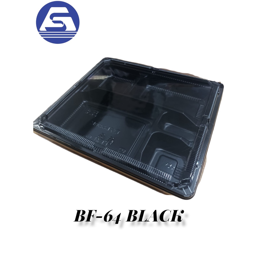 Jual Mika Bento/Bento Box BF 64 Motif Black-Isi 10 pcs/pack | Shopee ...