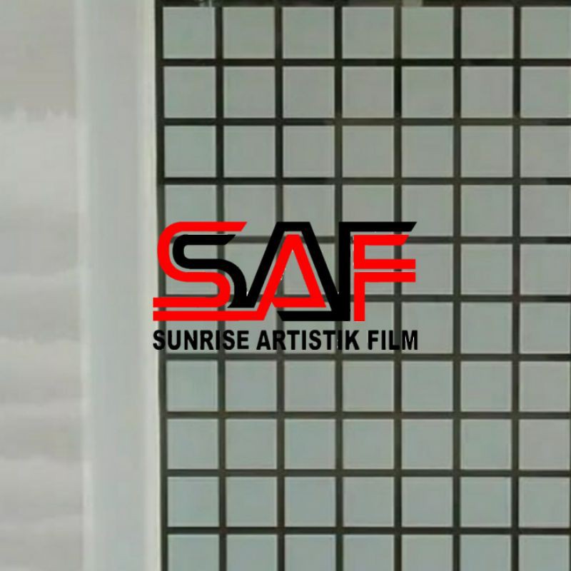 Jual stiker kaca film motif kotak kecil/sticker kaca jendela dan pintu ...