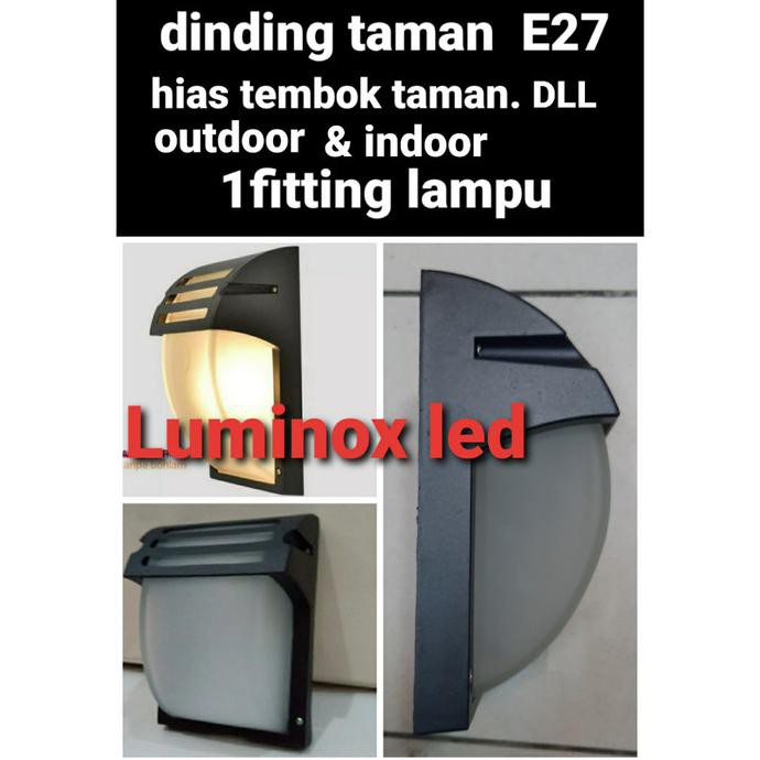 Jual Lampu Dinding Hias Tembok Taman Outdoor E27 Nempel Dinding E27 ...