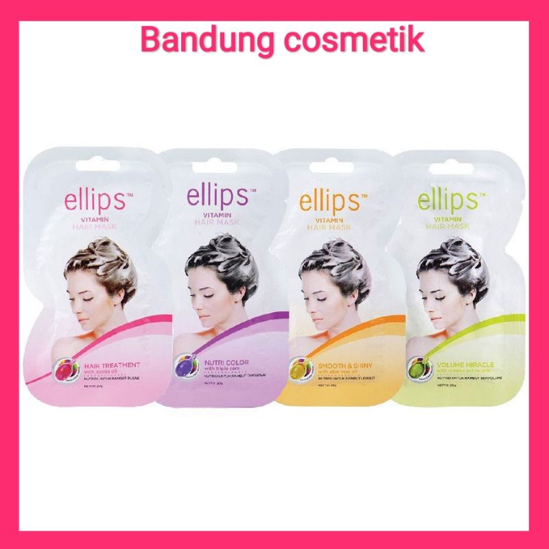 Jual Ellips Vitamin Hair Mask - Masker Rambut - Elips Hair Mask 20g ...