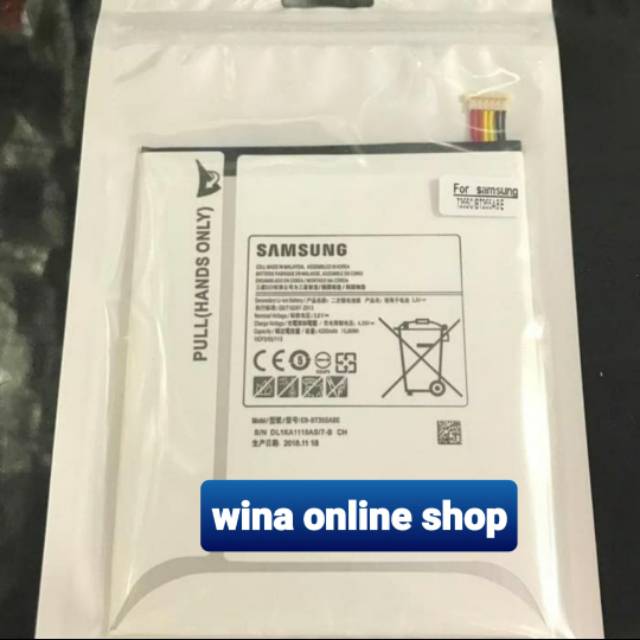 Jual Baterai Samsung T350 / T335 Tab A 8inch ORiginal 100% | Shopee ...