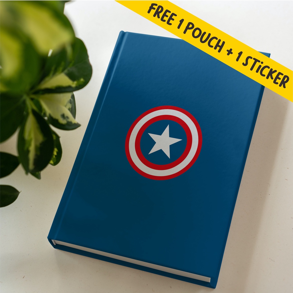 Jual Notebook Agenda, Dotted, dan Polos Captain America | Shopee Indonesia
