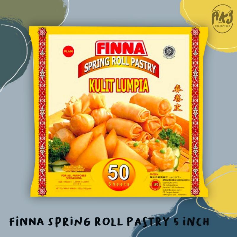 Jual Finna Spring Roll Kecil Isi 50 Kulit Lumpia | Shopee Indonesia