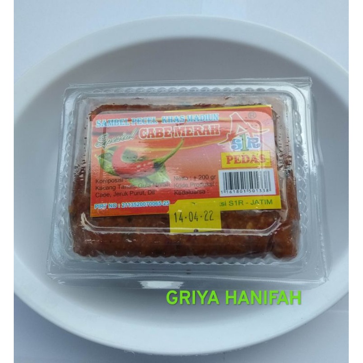 Jual SAMBEL PECEL MADIUN, BUMBU PECEL MADIUN CAP CABE MERAH, BUMBU ...