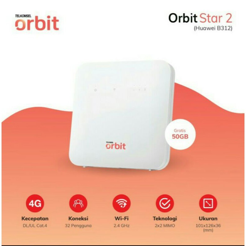 Jual Router Huawei B312 Orbit Star 2 Home Modem Shopee Indonesia