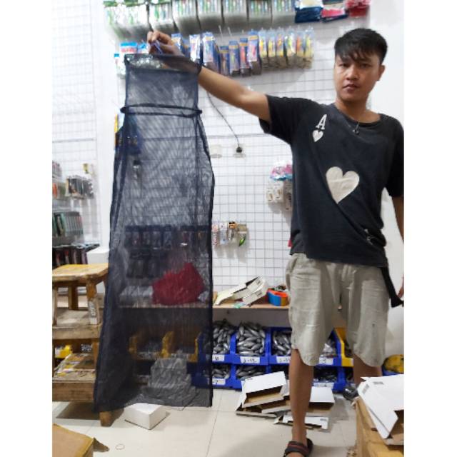 Jual Korang koja waring tempat ikan pancing bahan halus kawat kotak ...