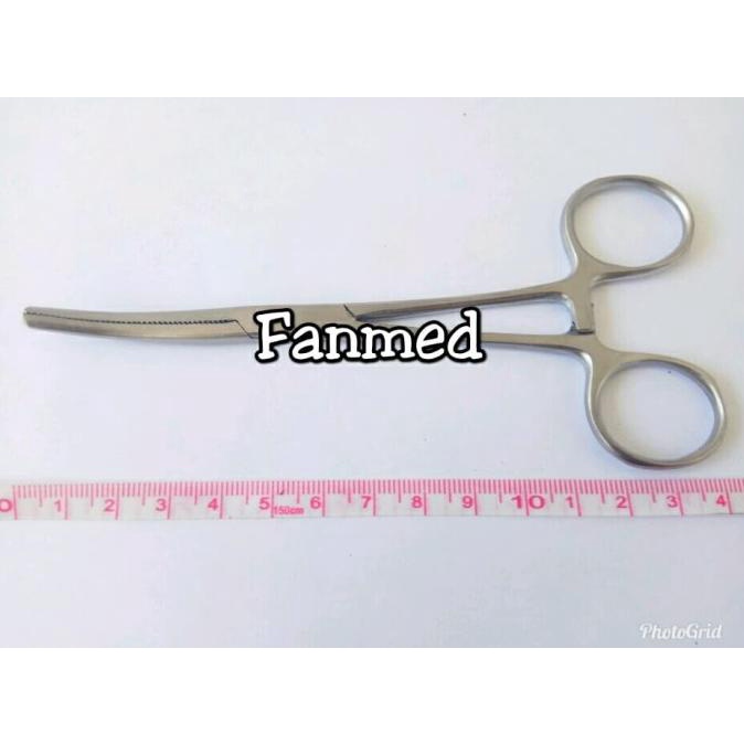 Jual Klem Pean Arteri Artery Bengkok Lengkung Arugamed 14 14,5 15 cm ...
