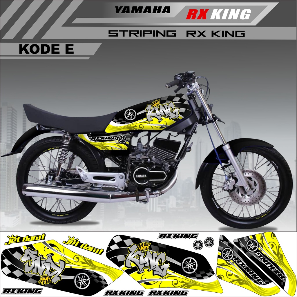 Jual Sticker Rx King Variasi Stiker Striping Rx King Kode E | Shopee ...