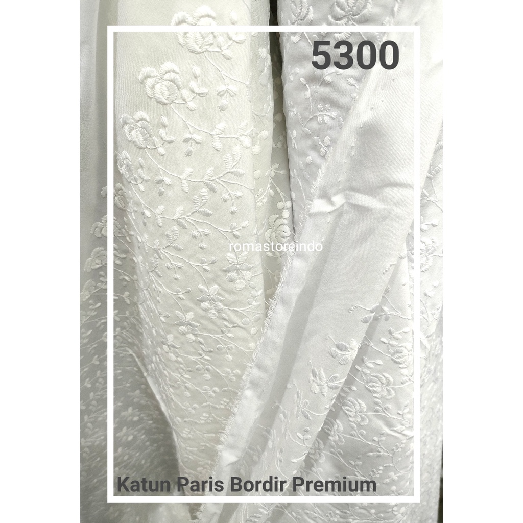 Jual KAYUAN | Kain Katun Paris Bordir Premium (1 KAYU ISI 16 YARD ...