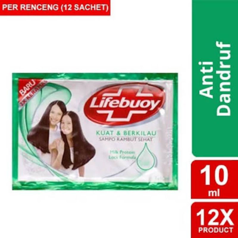 Jual Lifebuoy shampoo sachet 1 renceng all varian | Shopee Indonesia