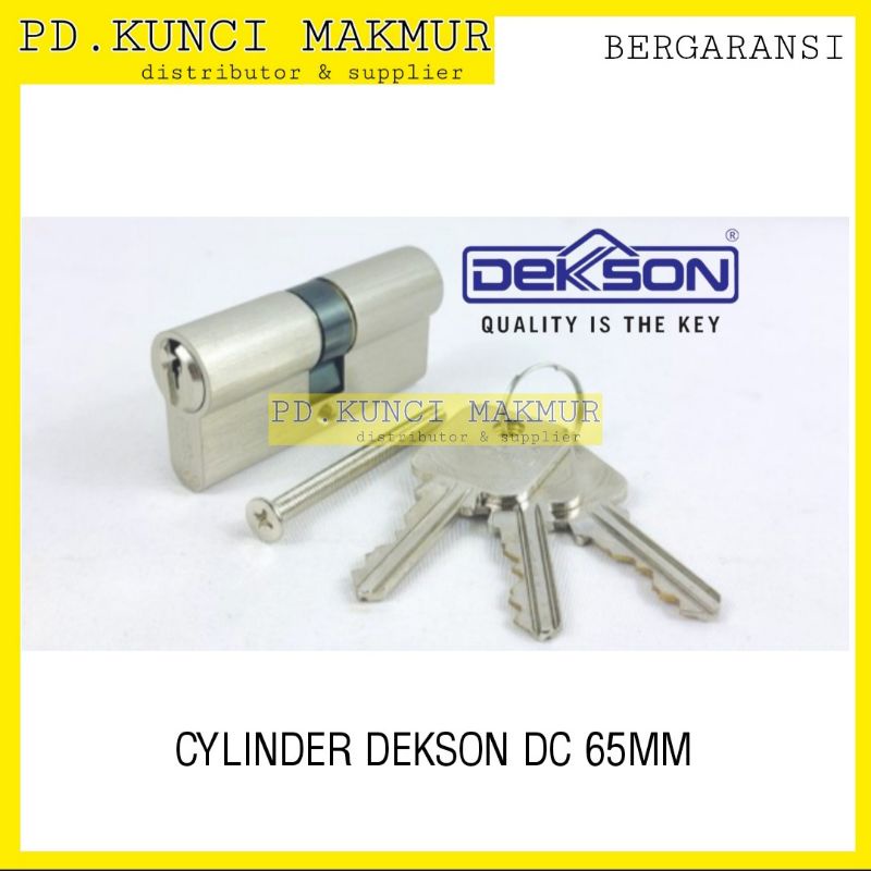 Jual cylinder dekson dc 65 mm silinder kunci pintu dekson 65 mm ...