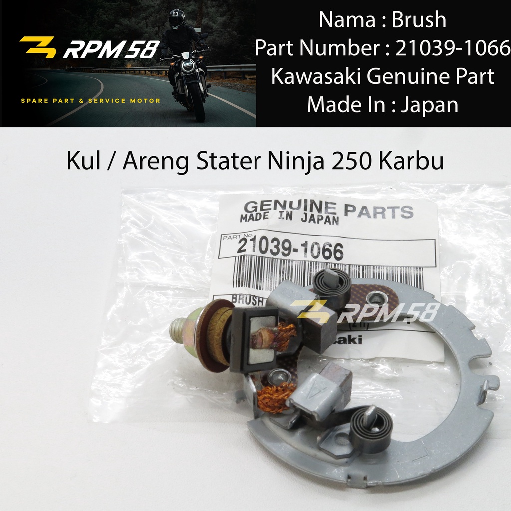 Jual Kul stater Areng Stater carbon brush ninja 250 karbu original ...