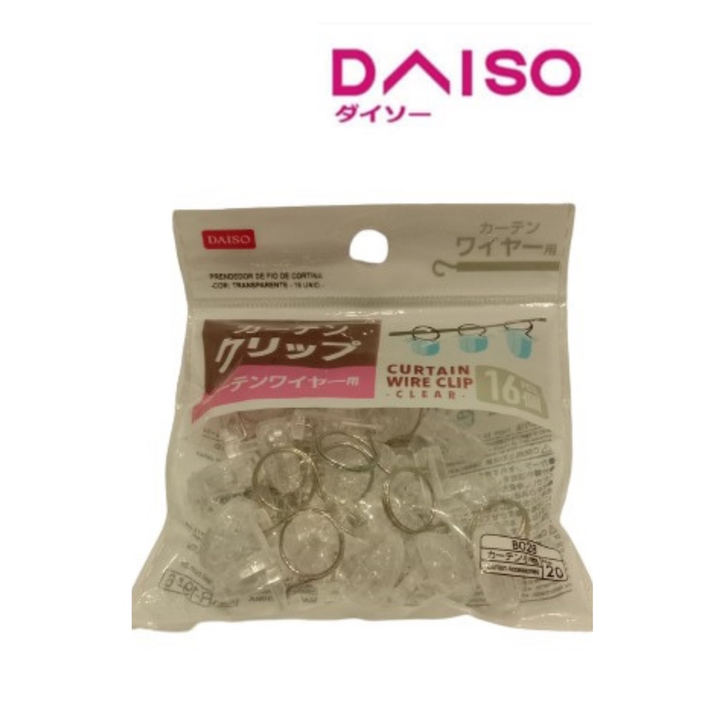 Jual Daiso Curtain Wire Clip Clear | Shopee Indonesia