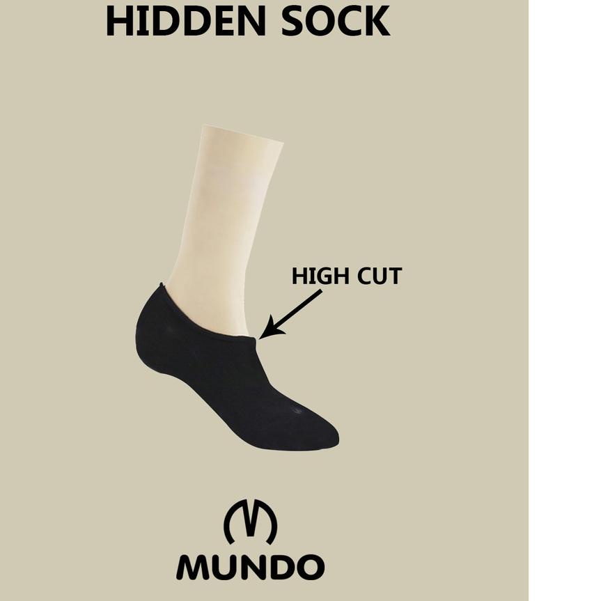 Jual MUNDO Men Sock Casual Hidden High Cut - Kaos Kaki Pria No Show ...