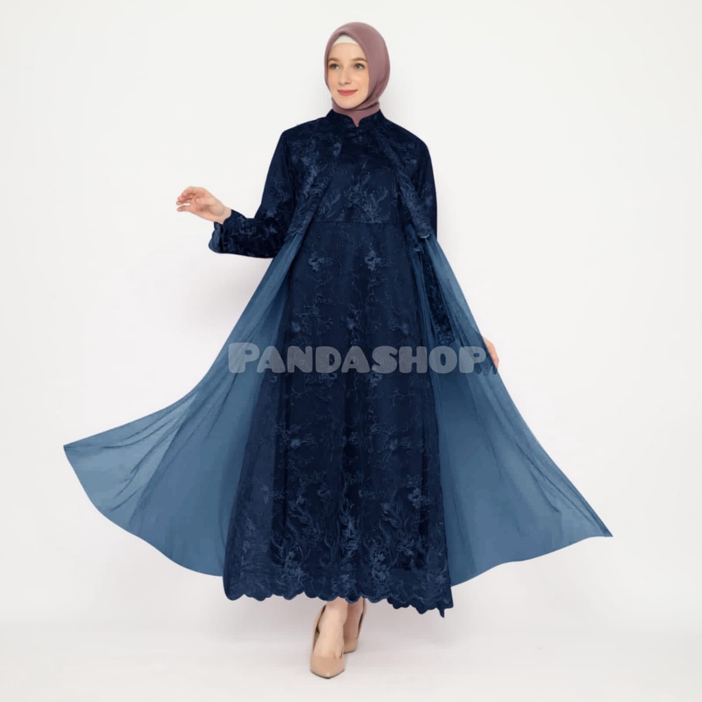 Jual Model Baru Gamis Tile Tutu Gamis Busui Friendly Dress Brukat ...
