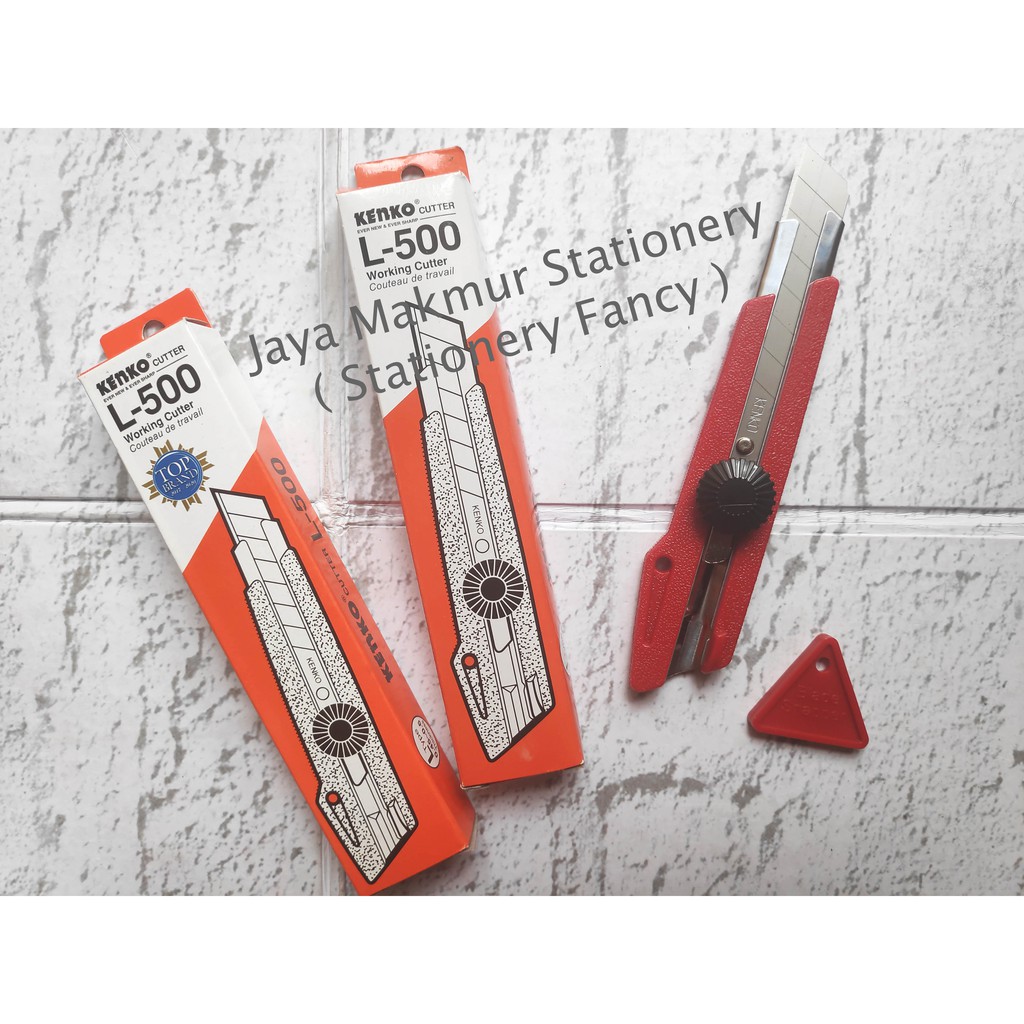 Jual Pisau Cutter Kenko L-500 (Ukuran besar) | Shopee Indonesia