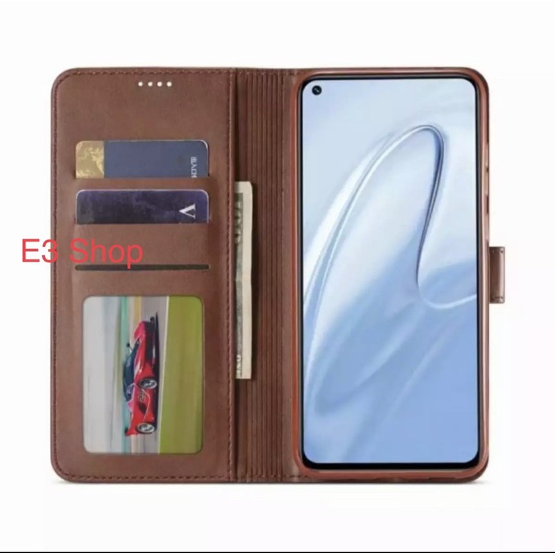 Jual Xiaomi Redmi Note 9 flip case wallet leather standing cover ...