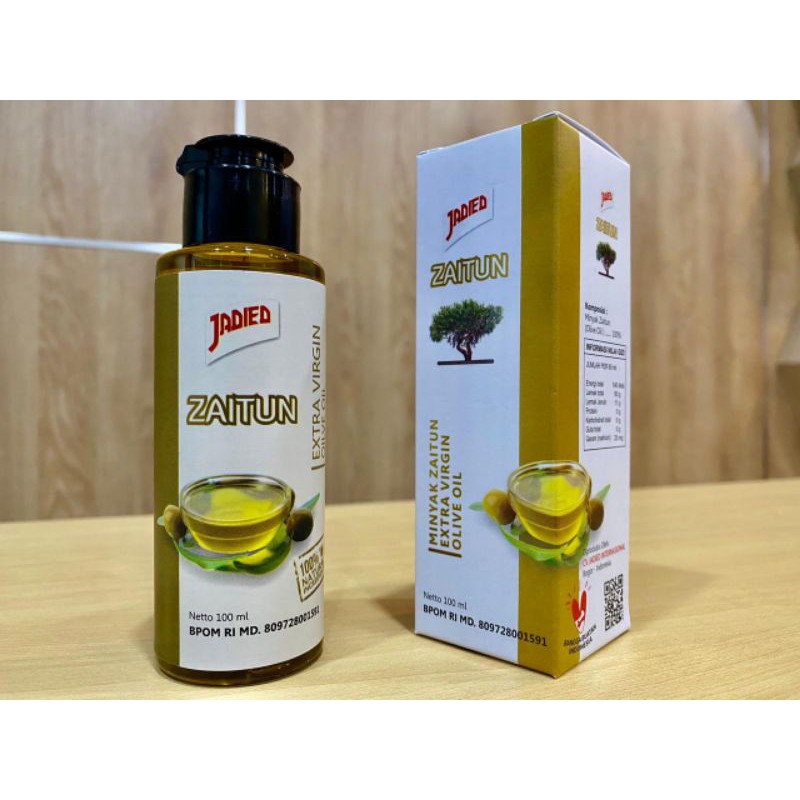Jual MINYAK ZAITUN EXTRA VIRGIN OLIVE OIL JADIED 100ml | Shopee Indonesia