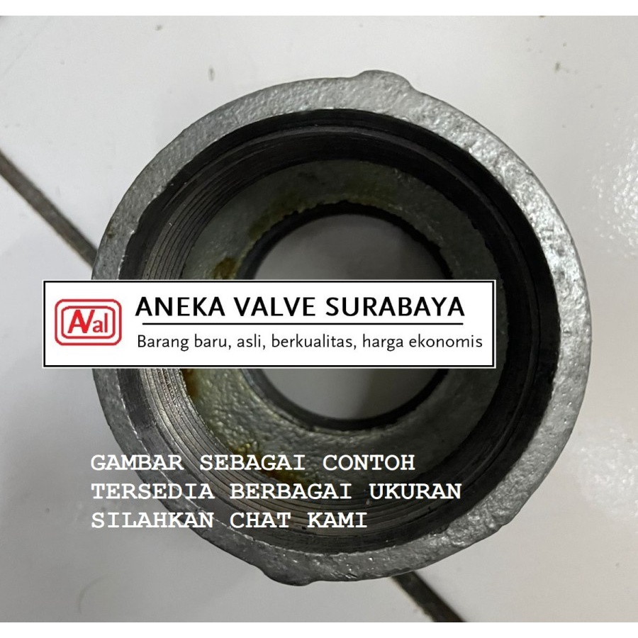 Jual REDUCER REDUSER VERLOP VERLOOP SOCK GALVANIS 3/4" x 1/2" DN20 X ...