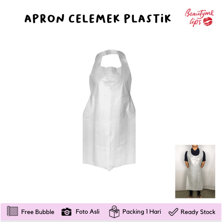 Jual APRON CELEMEK PLASTIK LDPE DISPOSABLE MADE IN INDONESIA - BISA ...