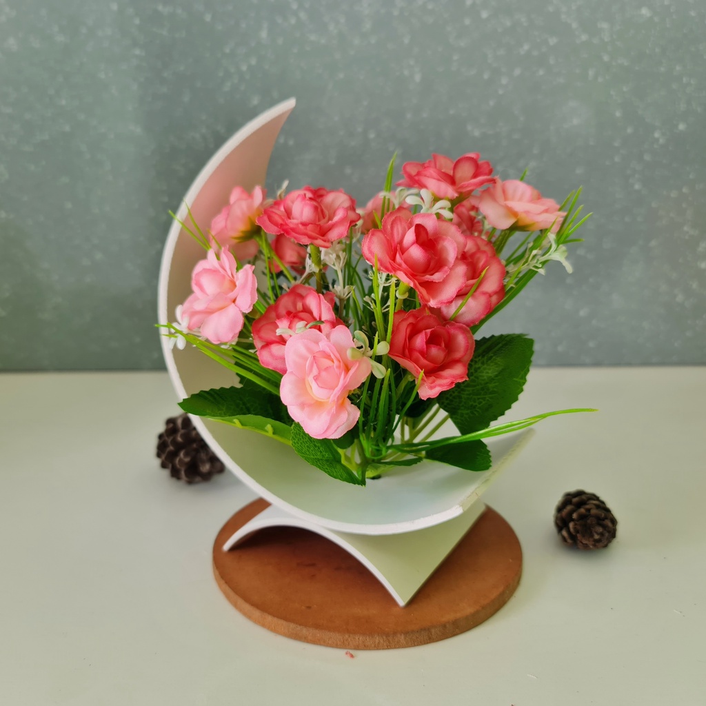 Jual Bunga Mini Rotus Bunga Pajangan Ruangan Tamu Bunga Artifisial ...