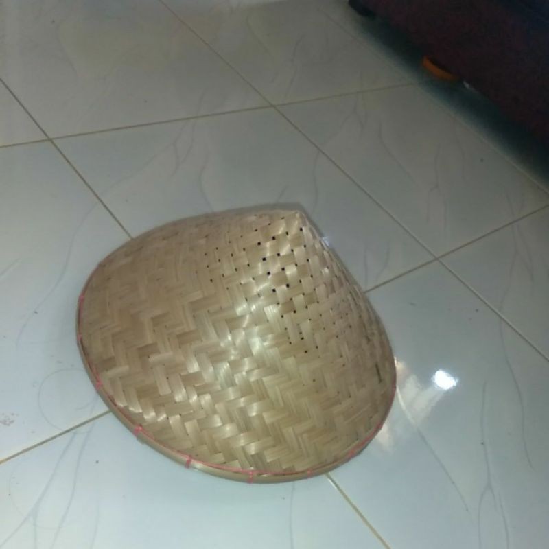 Jual topi serbaguna bisa UNTUK OSPEK topi bambu topi lukis tradisional ...