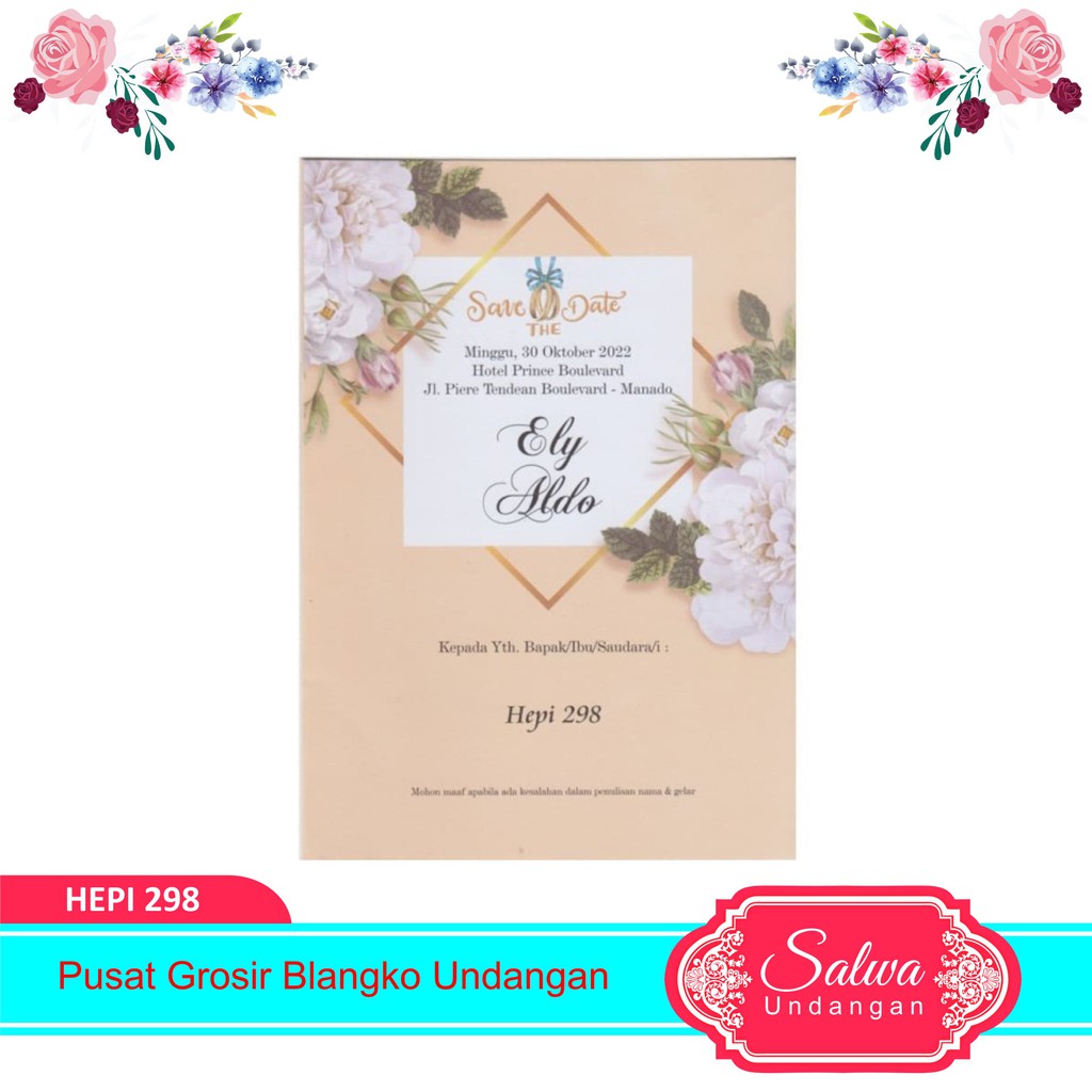 Jual Blangko Undangan Hepi 298 Harga Murah | Shopee Indonesia