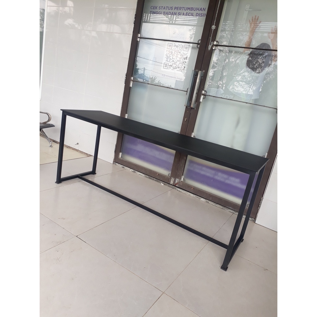 Jual meja kerja uk 70x200cm tinggi 75cm/meja rapat/meja kantor/modern ...