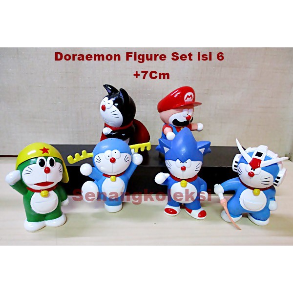Jual Doraemon Figure Set isi 6/Topper kue | Shopee Indonesia