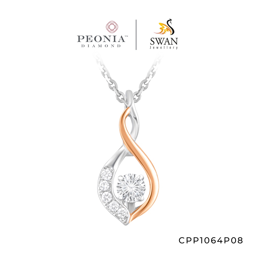 Jual Liontin Berlian CPP1064P08 - Peonia Diamond By Swan Jewellery ...