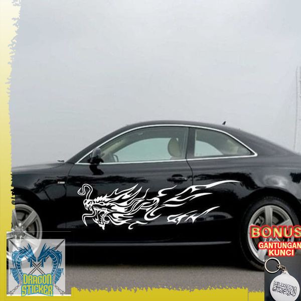 Jual TERMURAH dragon sticker mobil sticker naga desain exclusive ...